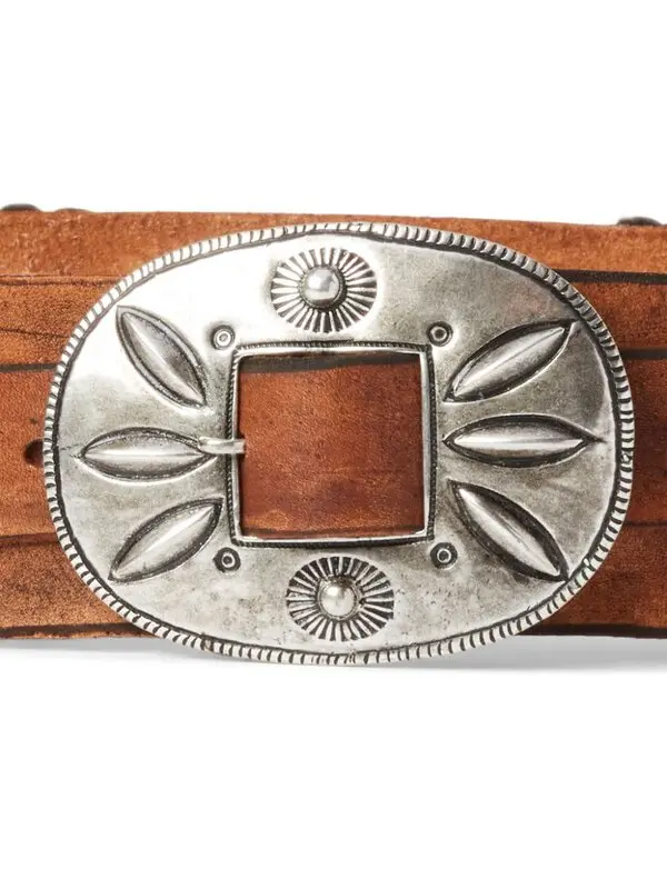 Ralph Lauren Plaque Buckled Belt