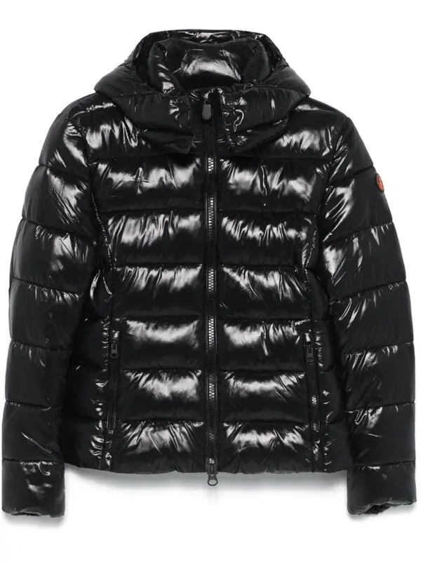 SAVE THE DUCK Love Puffer Jacket - Black