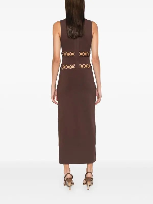 Cult Gaia River Midi Dress - Brown