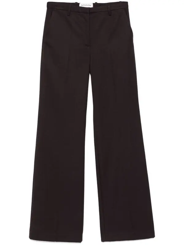 THE FRANKIE SHOP Flared Trousers - Purple