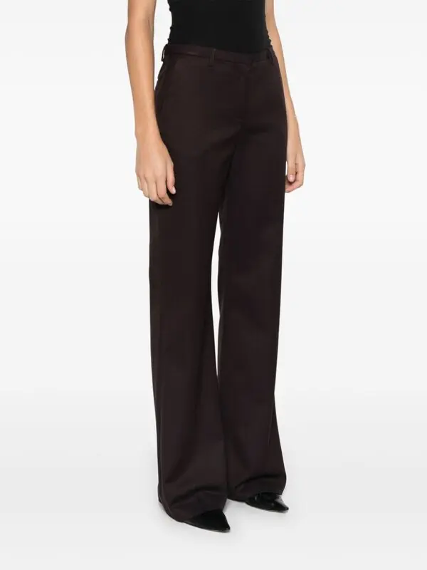THE FRANKIE SHOP Flared Trousers - Purple