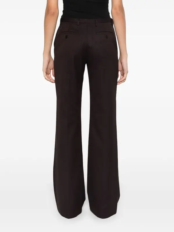 THE FRANKIE SHOP Flared Trousers - Purple