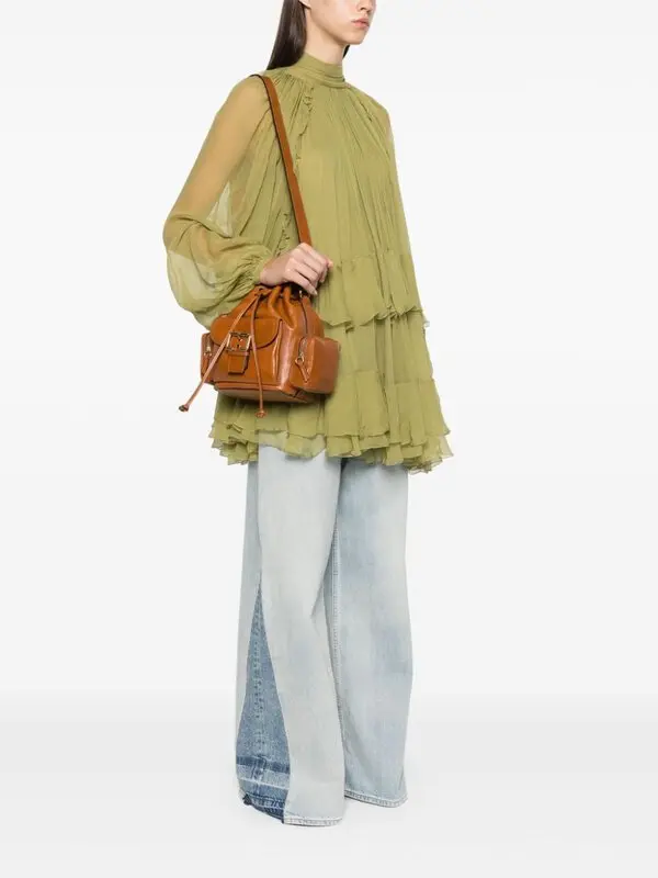 Chloé Camera Bucket Bag - Brown