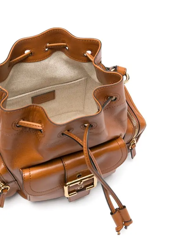 Chloé Camera Bucket Bag - Brown