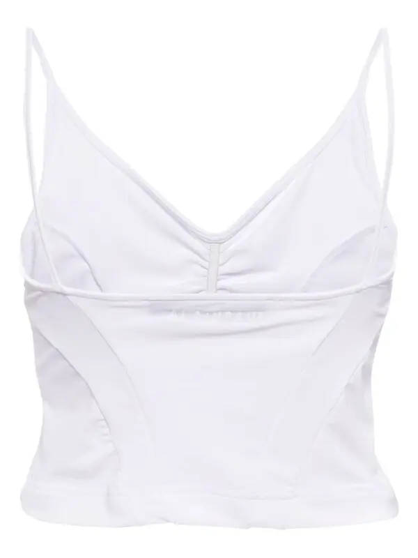 ALAINPAUL V-neck Crop Top