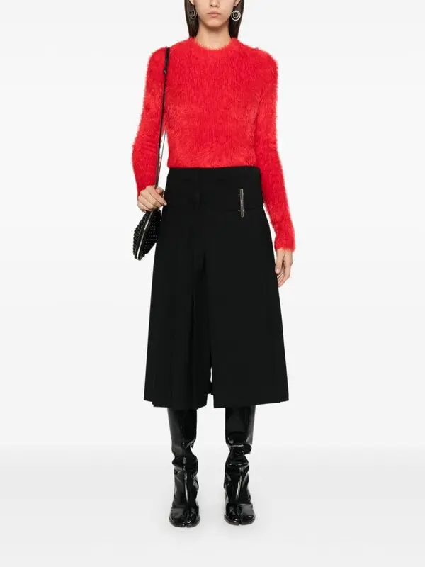 Alexander McQueen Pleated Midi Skirt