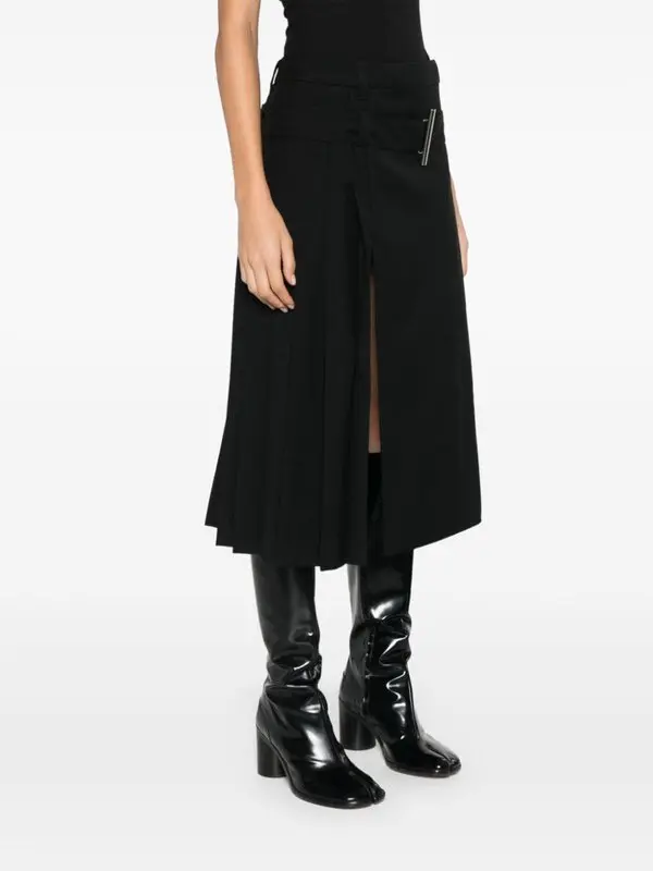 Alexander McQueen Pleated Midi Skirt