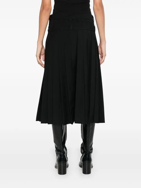 Alexander McQueen Pleated Midi Skirt