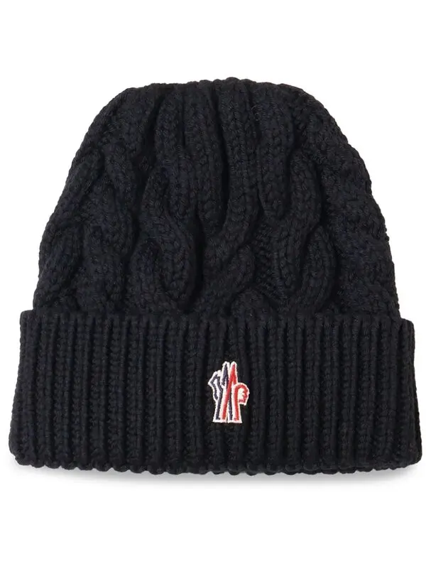 Moncler Wool Beanie - Black
