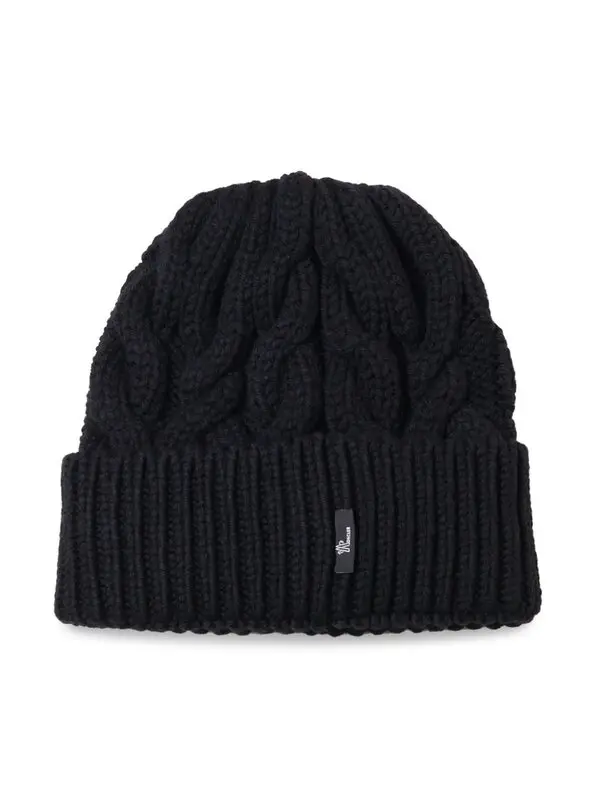 Moncler Wool Beanie - Black