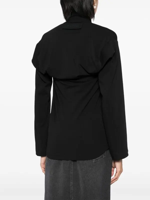 ALAINPAUL Tie-neck Blouse