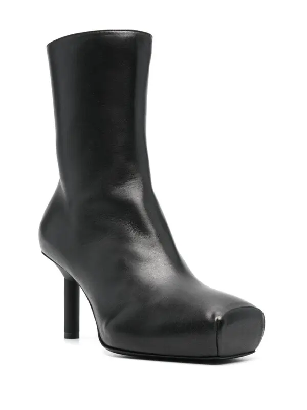 ALAINPAUL 85mm Leather Ankle Boots