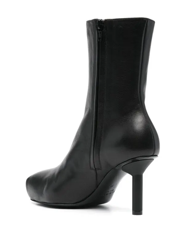 ALAINPAUL 85mm Leather Ankle Boots
