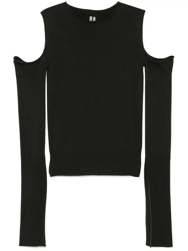 Rick Owens Cape-Sleeve Top - Green | Editorialist