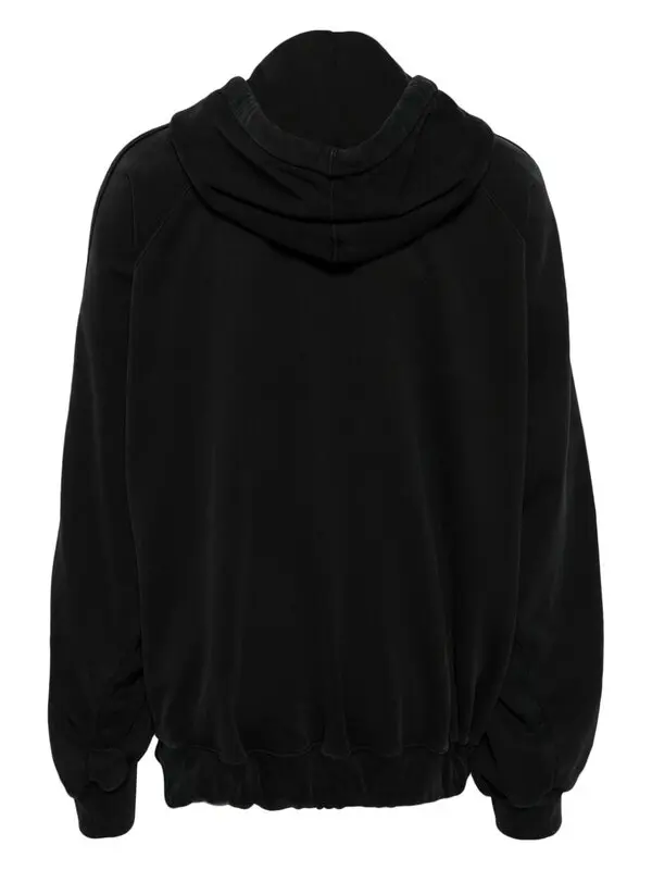 ALAINPAUL Logo-embroidered Cotton Hoodie