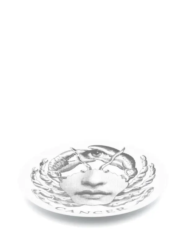 FORNASETTI Tema E Variazioni N.351 Cancer Wall Plate - White