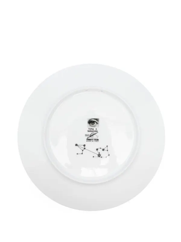 FORNASETTI Tema E Variazioni N.352 Leo Wall Plate - Black