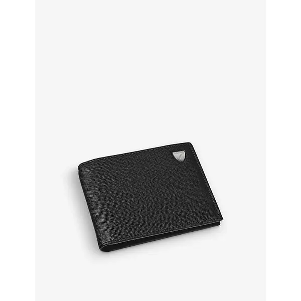 ASPINAL OF LONDON Billfold Logo-embellished Leather Wallet