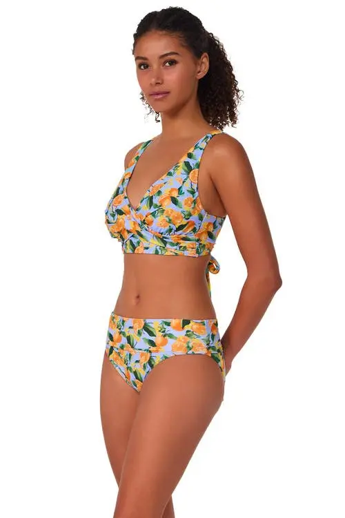 SUNSETS Elsie D Cup Bikini Top - Clementine