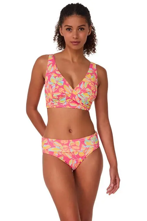 SUNSETS Elsie D Cup Bikini Top - Magic Hour Crepe