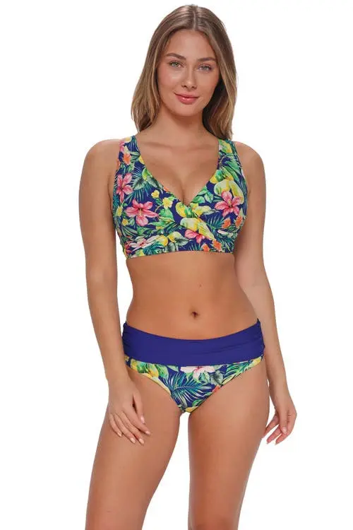 SUNSETS Elsie D Cup Bikini Top - Seaside Harvest