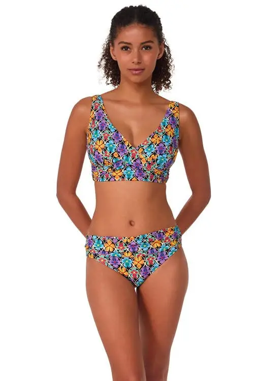 SUNSETS Elsie D Cup Bikini Top - Trellis Blooms