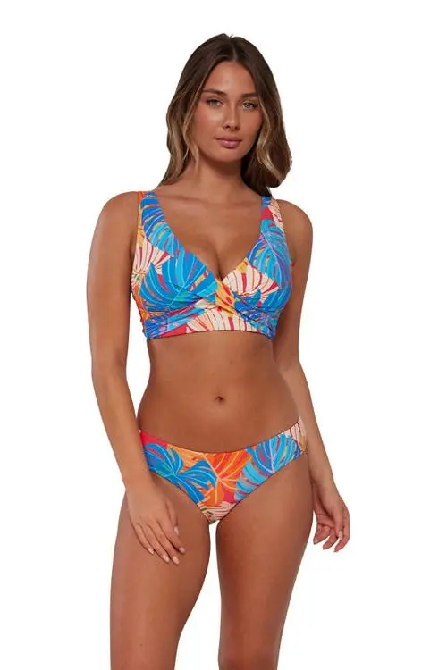 SUNSETS Elsie D Cup Bikini Swimsuit Top - Zesty Tropicana