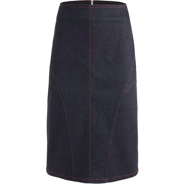 JENDUE Davidson Pencil Denim Skirt