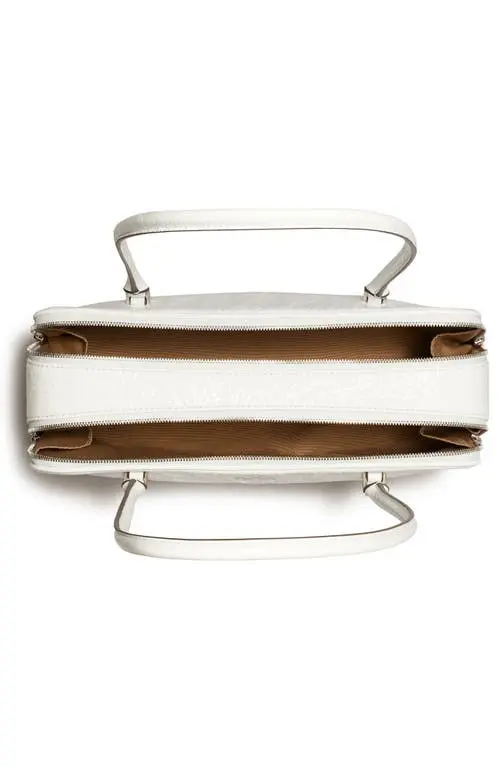 Tory Burch T Monogram Small Metallic Satchel