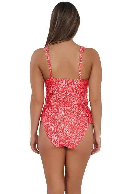 SUNSETS Elsie Tankini Swimsuit Top Dd Cup - Majorca