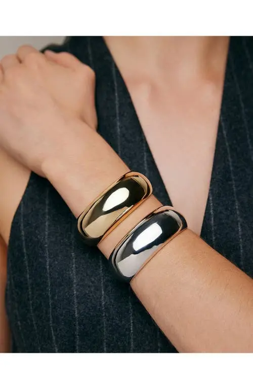 JENNIFER FISHER Puffy Cuff Bracelet - Silver