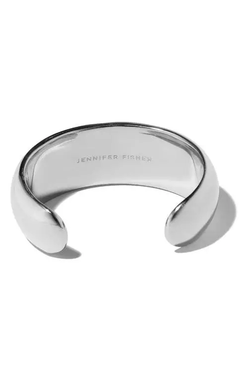 JENNIFER FISHER Puffy Cuff Bracelet - Silver