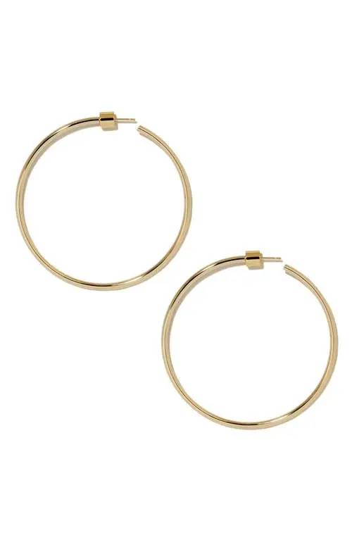 JENNIFER FISHER Thread Hoop Earrings - Gold