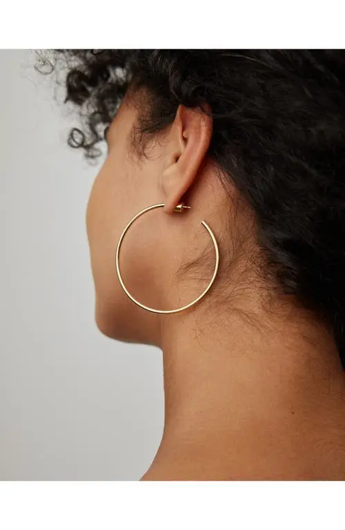 JENNIFER FISHER Thread Hoop Earrings - Gold