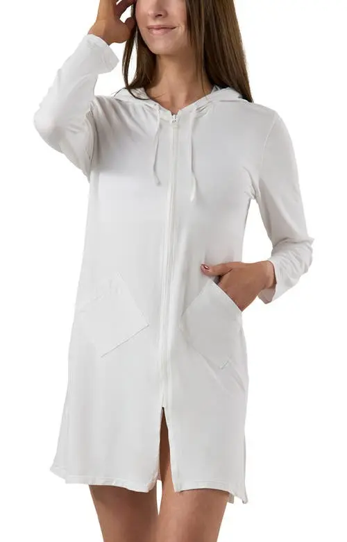 UV SKINZ Full Zip Beach Jacket - White