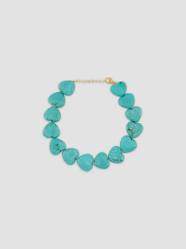Jia Jia Nevada 14k Yellow Gold & Bracelet - Turquoise