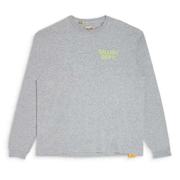GALLERY DEPT. Souvenir Long Sleeve T-shirt - Heather Grey