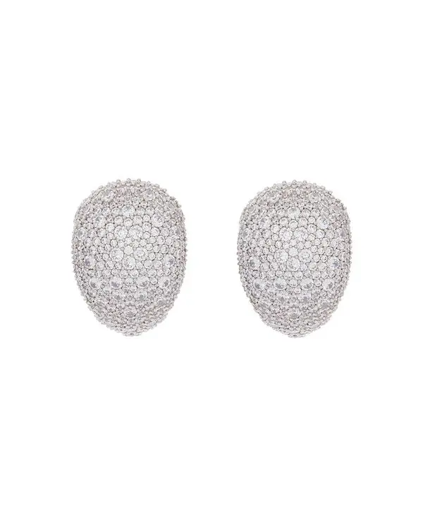 LANVIN Haute Sequence Rhinestone Earrings - Silver/crystal