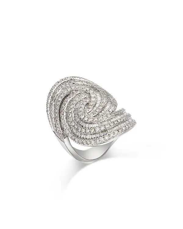 Bloomingdale'S Diamond And 14k Gold Ring - White