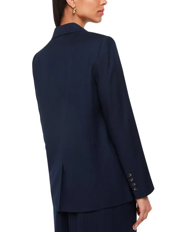 Whistles Single Breasted Pinstriped Blazer