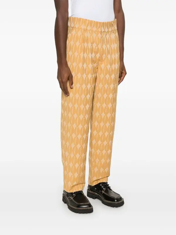 LABRUM Monogram-jacquard Trousers