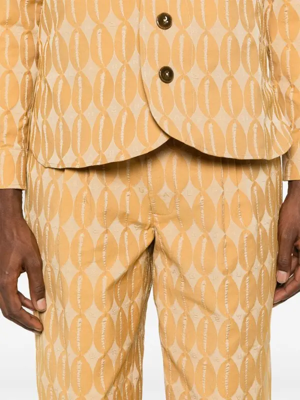 LABRUM Monogram-jacquard Trousers