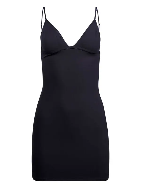Fleur Du Mal Le Stretch Slip Dress - Black