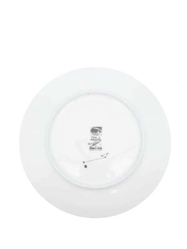 FORNASETTI Tema E Variazioni N.357 Capricorn Wall Plate - Black