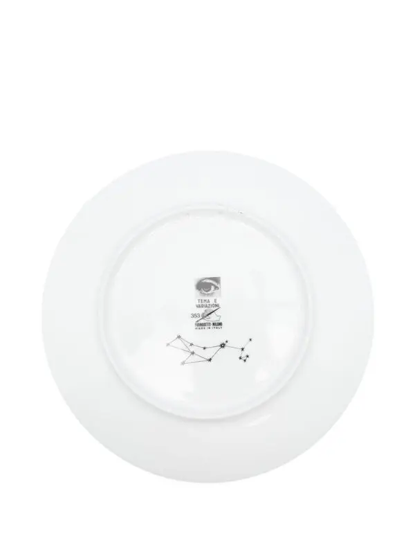 FORNASETTI Tema E Variazioni N.353 Virgo Wall Plate - Black