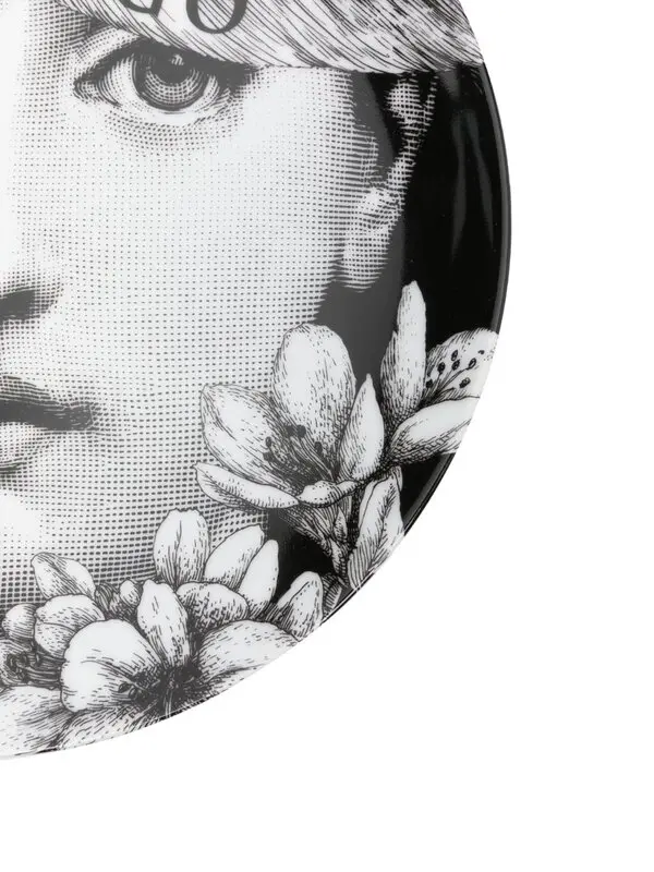 FORNASETTI Tema E Variazioni N.353 Virgo Wall Plate - Black