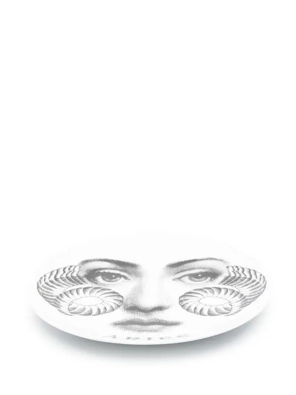 FORNASETTI Tema E Variazioni N.348 Aries Wall Plate - White