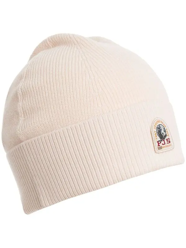 PARAJUMPERS Logo-patch Beanie Hat - Neutrals