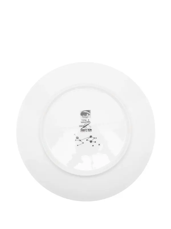 FORNASETTI Tema E Variazioni N.356 Sagittarius Wall Plate - White