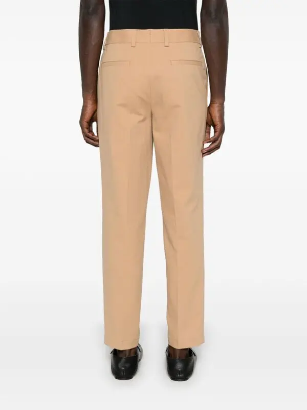 BOSS Pressed-crease Trousers - Neutrals